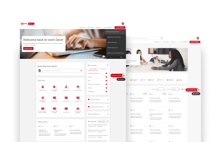 ServiceNow Employee Center Portals | Monochrome